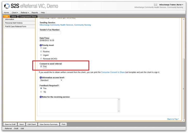 S2S eReferral User Guide